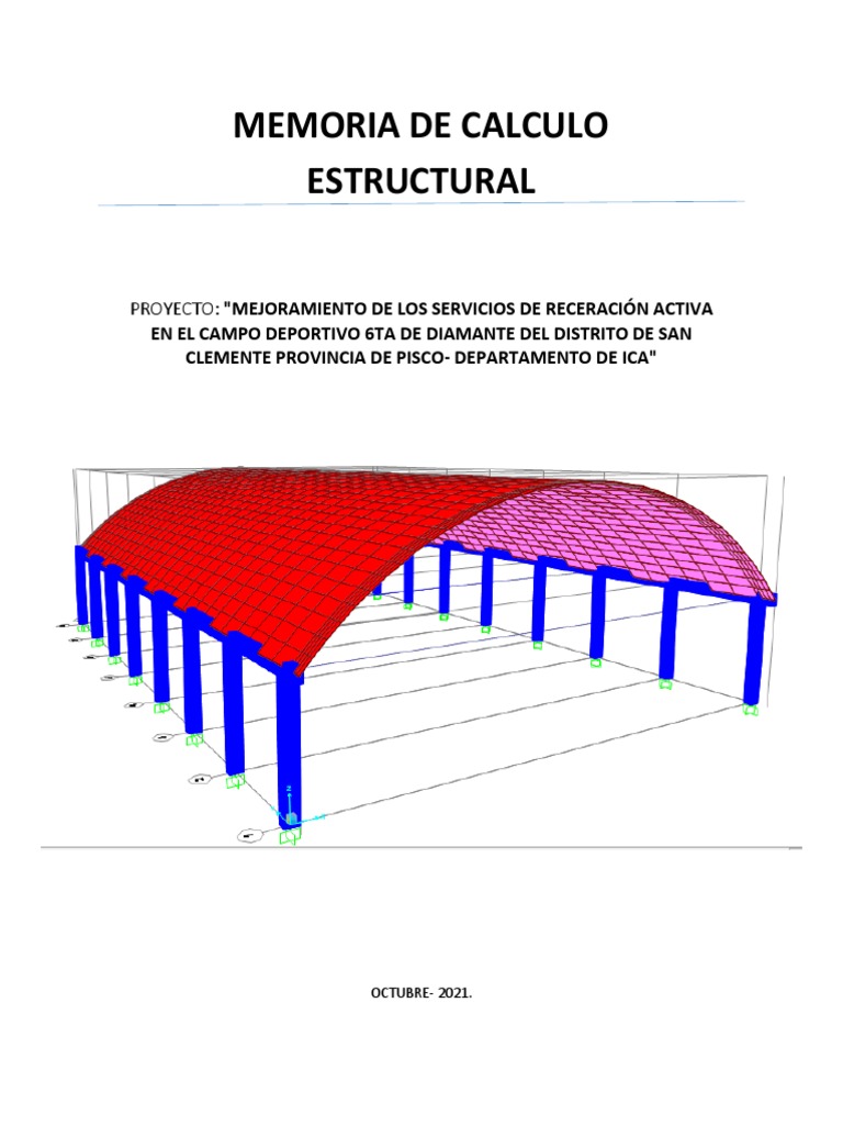 Memoria de Calculo Estructural 20220204 171641 663 | PDF | Fundación ...