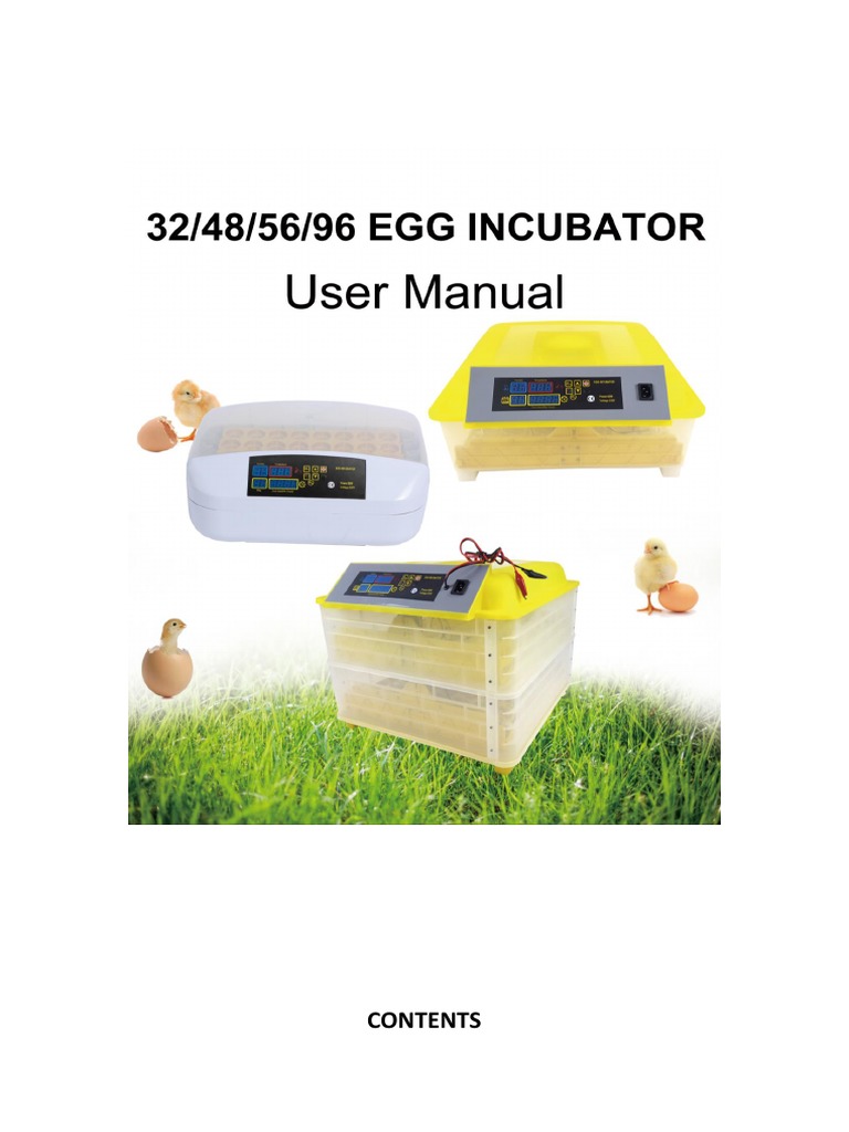 HHD 56 Egg Fully Automatic Poultry Incubator | PDF | Chicken | Humidity