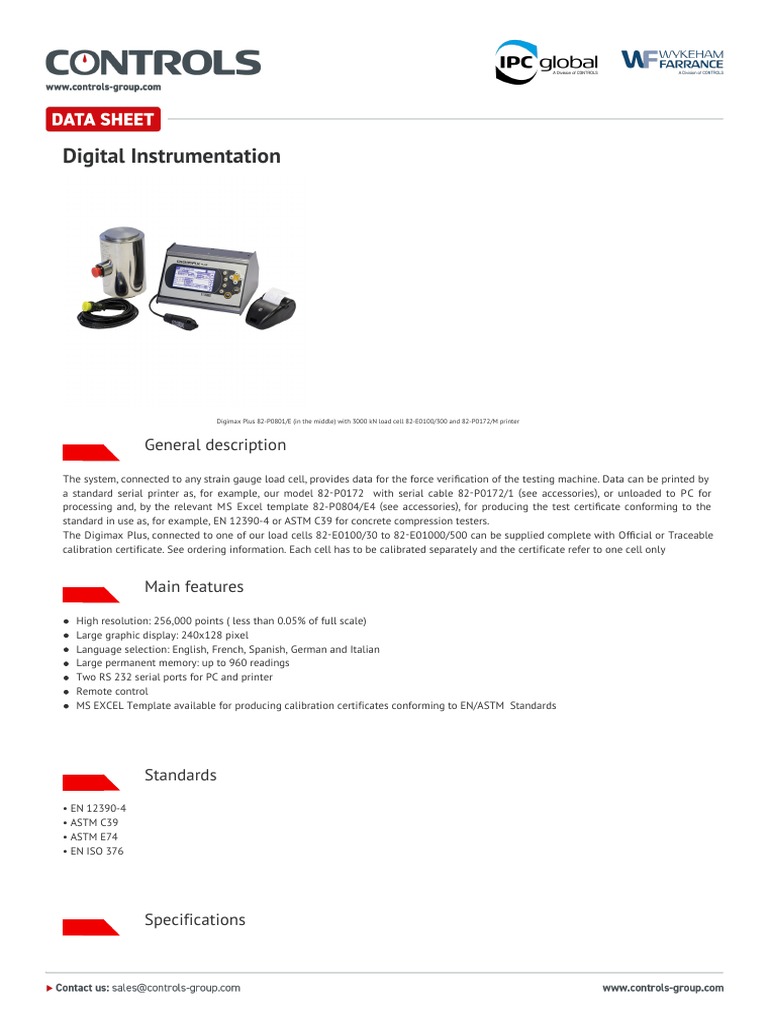Digital Instrumentation | PDF | Calibration | Display Resolution