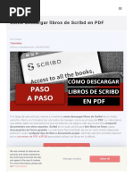 Cómo Descargar Libros y Documentos de Scribd Gratis | PDF | Scribd | Software