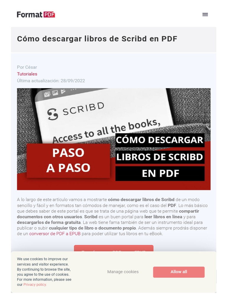 Descargar Libros | PDF | Scribd | Red mundial