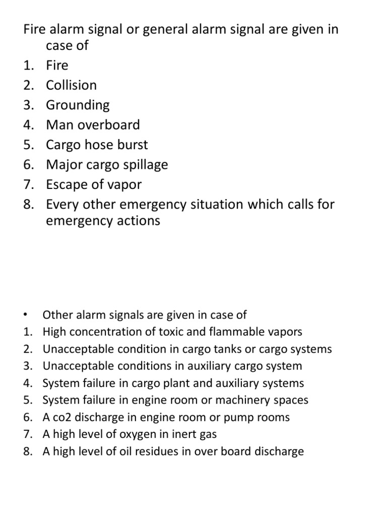 Crew Alert Signal Protocols | PDF
