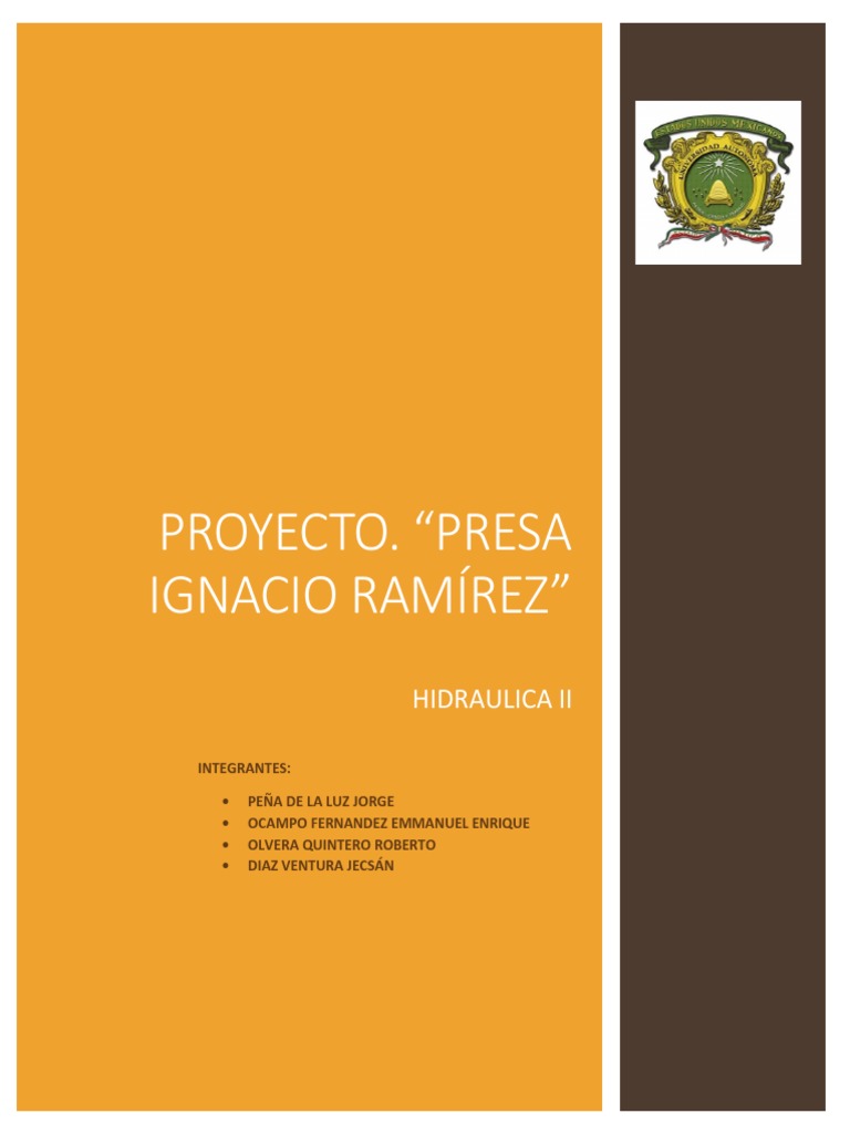 Presa Ignacio Ramirez | PDF