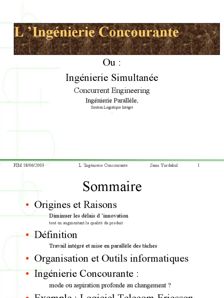 Ingénieurie Simultanée | PDF | Développement de nouveau produit ...
