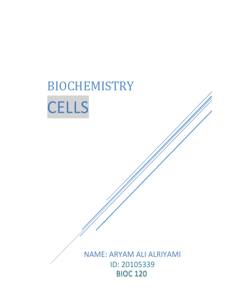 Cells | PDF | Cell (Biology) | Cytoplasm