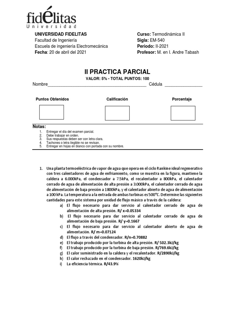 Practica 2do Examen Parcial Tarea | PDF | Humedad | Vapor de agua