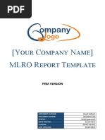 Annual MLRO Report Template | PDF | Money Laundering | Risk