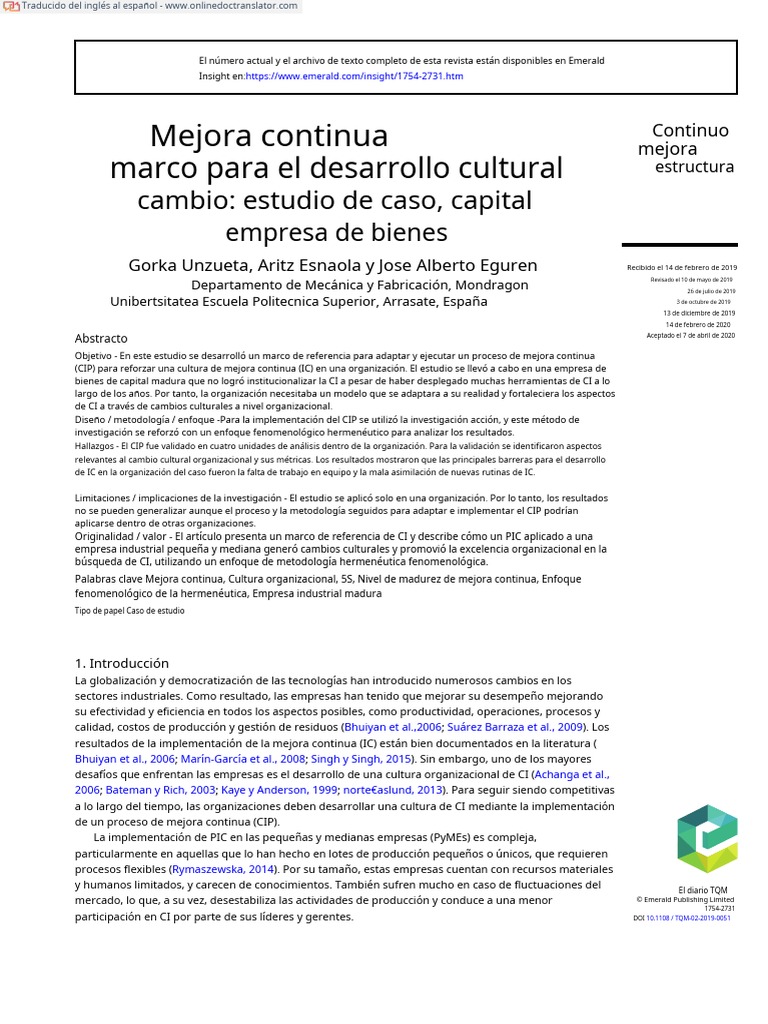 Loon | PDF | Cultura organizacional | Lean Manufacturing
