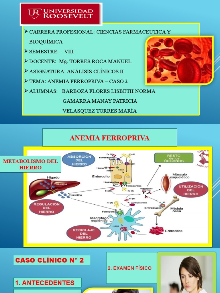 Anemia Ferropriva . | Descargar gratis PDF | Fluidos corporales ...