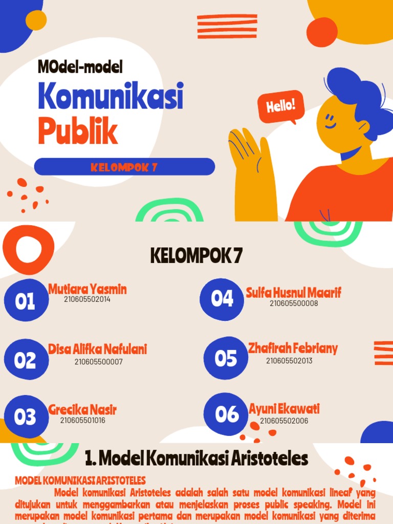 Model Komunikasi: Aristoteles hingga Barnlund | PDF