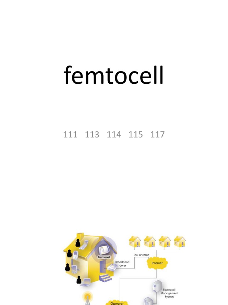 Femtocells Technology | PDF | Radio Resource Management ...