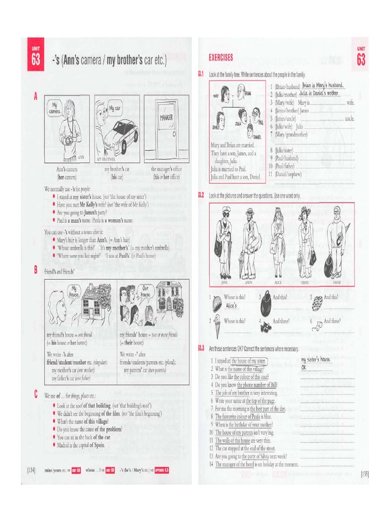 Essential - Grammar Possessive Case | PDF