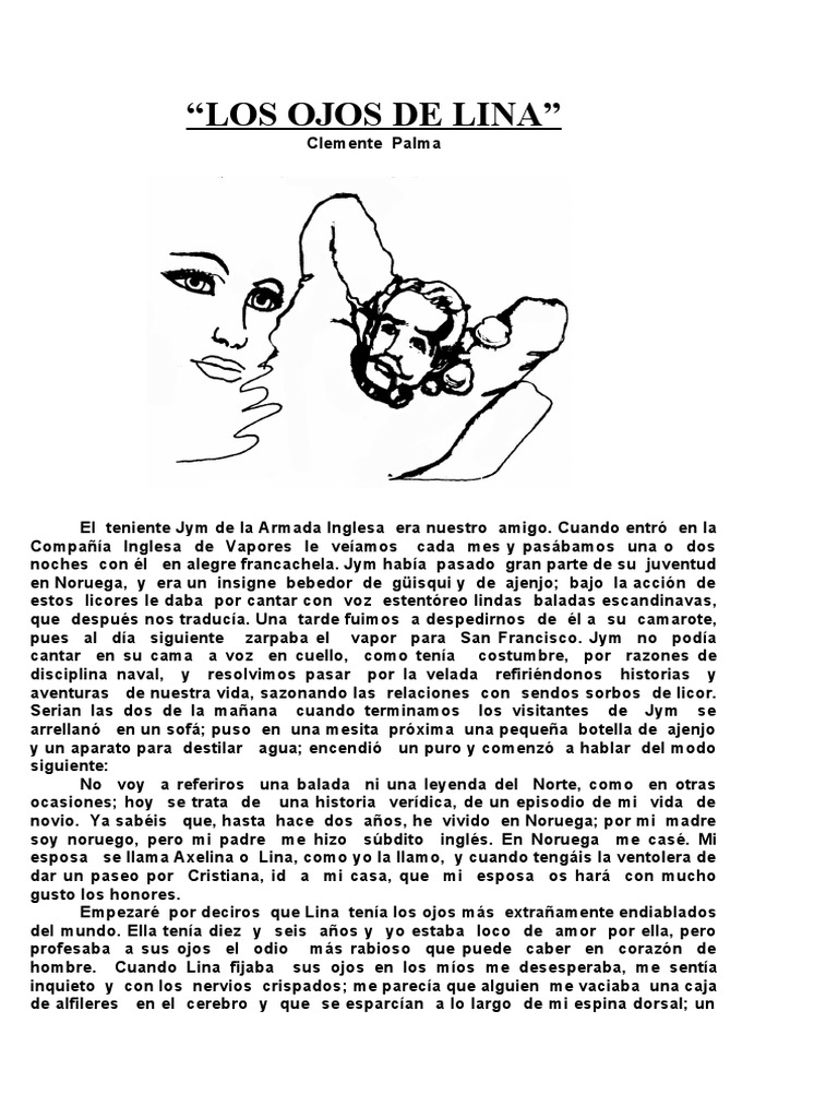 LOS OJOS DE LINA Lectura 3° | PDF