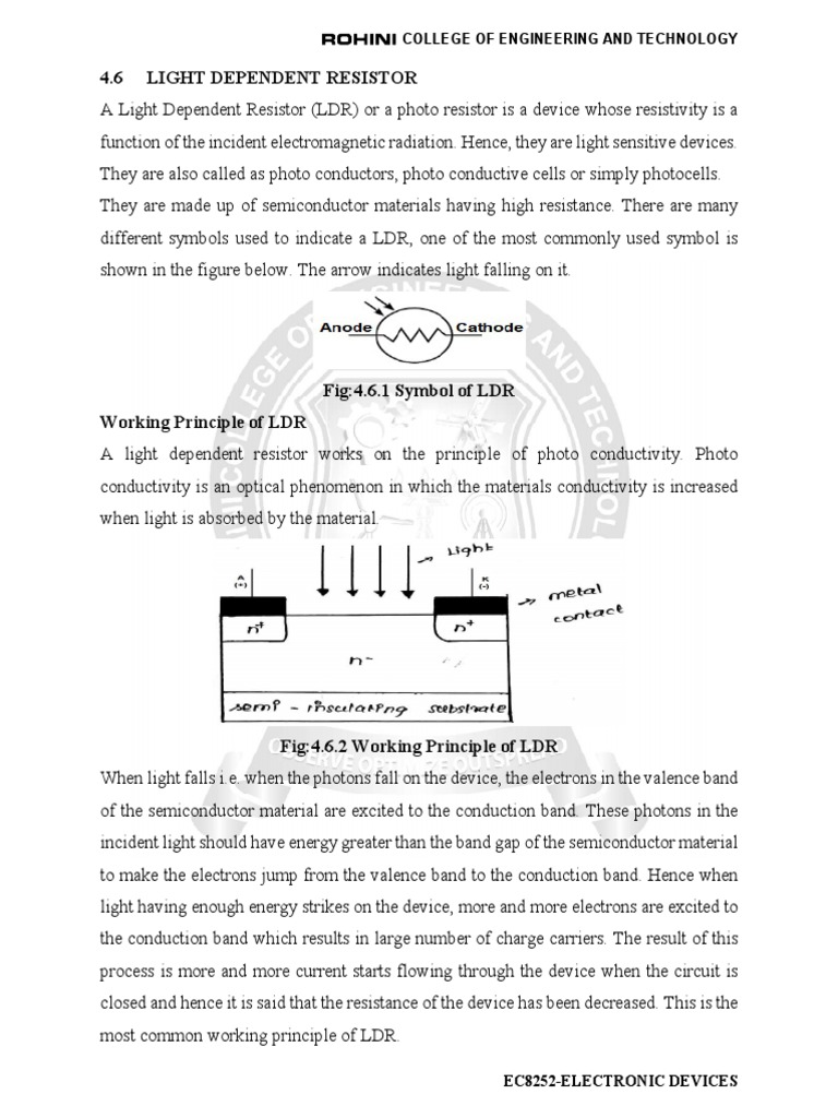 Rohini 73227582967 | PDF | Semiconductors | Electrical Resistivity And Conductivity