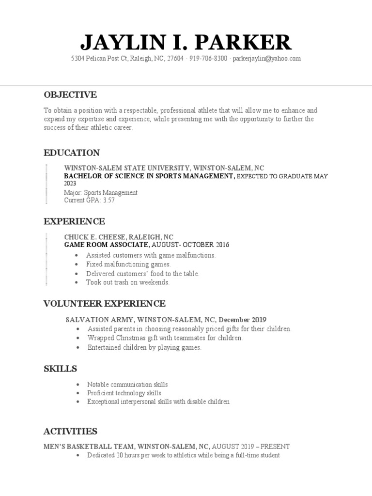 Resume Sept | PDF