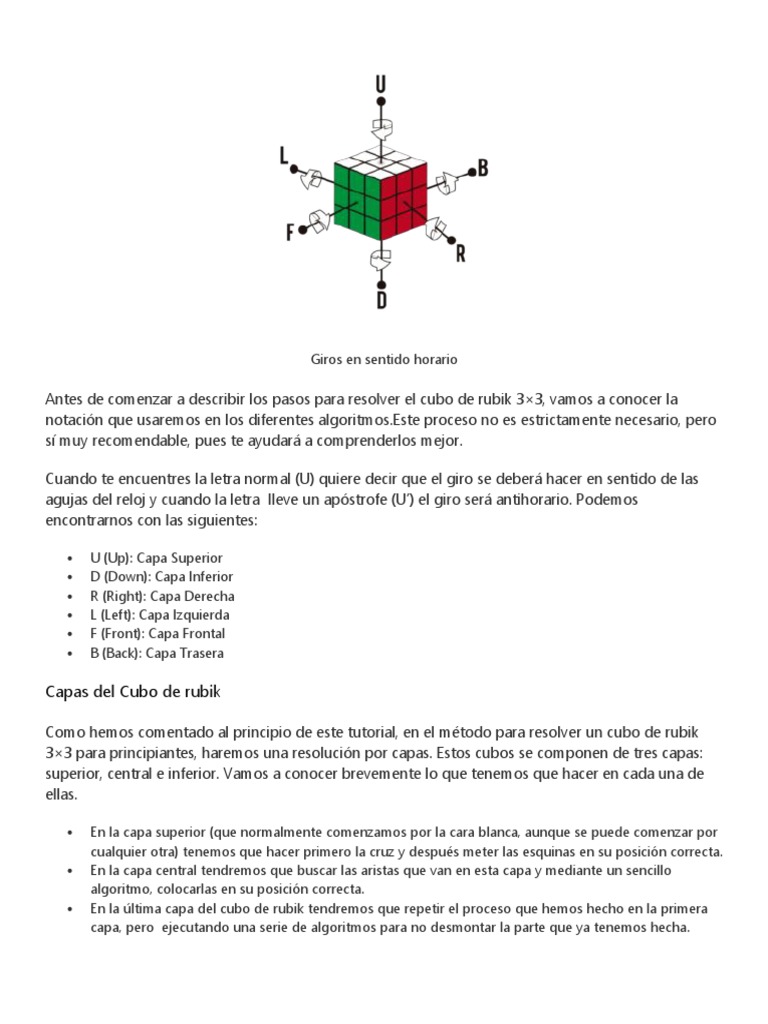 Cubo Rubik | PDF