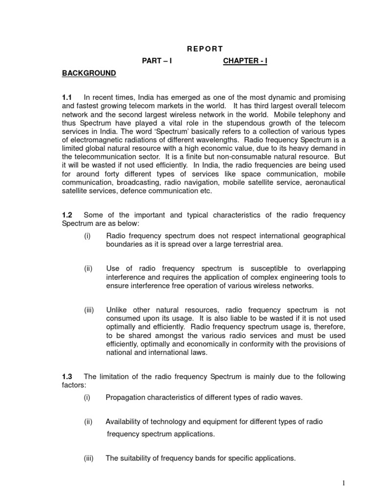 Pac Report Edt | Download Free PDF | Radio Spectrum | Radio