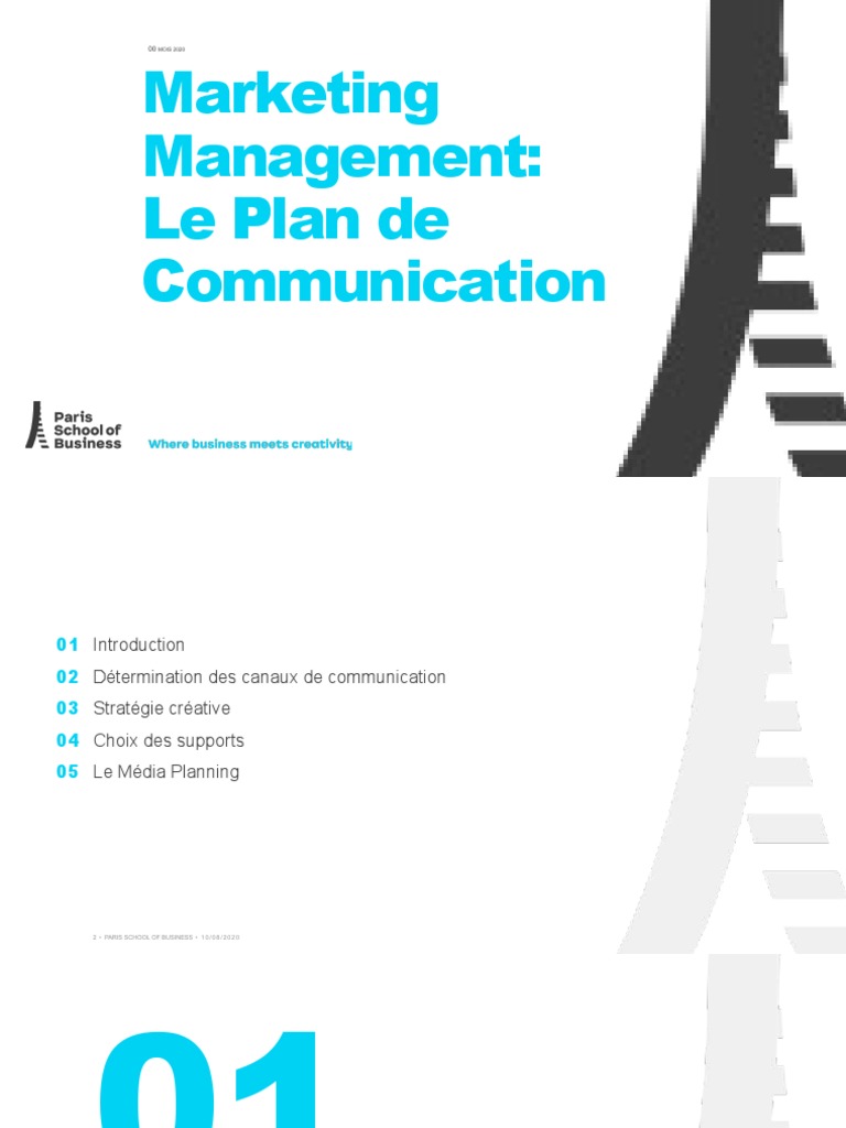 Chapitre 4 - Le Plan de Communication | PDF | Média (Communication) | la communication
