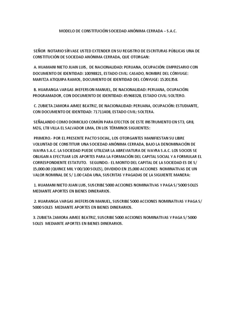 Wayra 2 | PDF | Ley común | Empresas