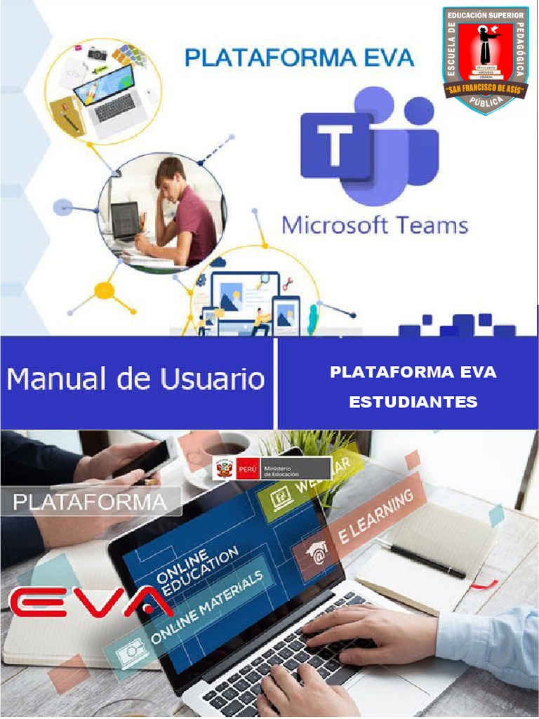Manual de Usuario-Plataforma EVA-ESTUDIANTES | PDF | Contraseña | Microsoft
