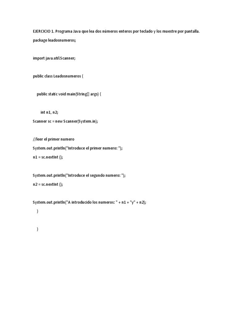 Programas NetBeans | PDF | Java (lenguaje de programación) | División ...