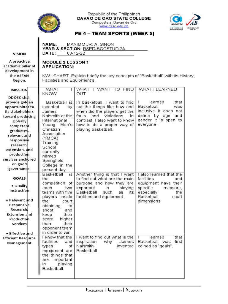 Pe 4.bsed Socstud 2a Module 2 Lesson 1 Week 8 | PDF