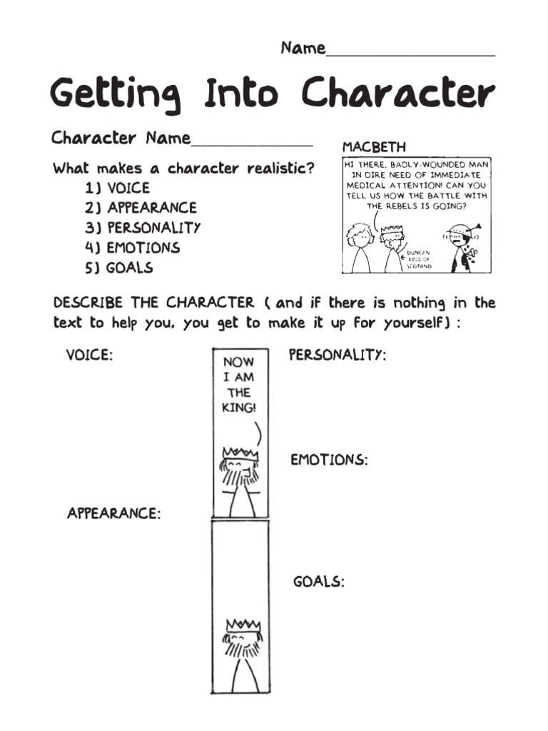 Getting Into Character | PDF
