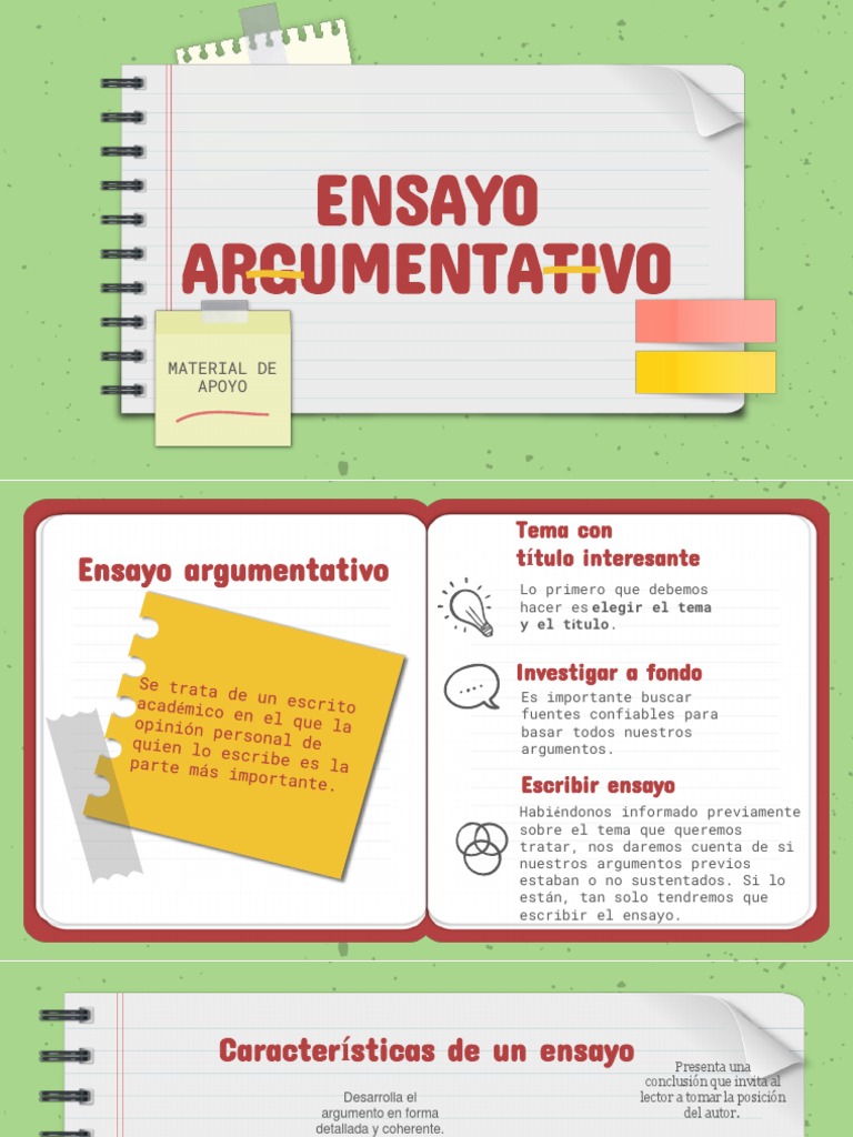 Ensayo Argumentativo | PDF