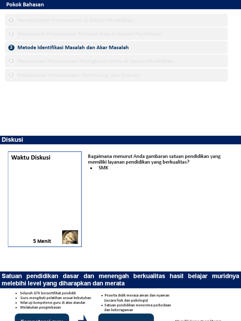 E - Analisis Diagnostik Profil Pendidikan Dan Simulasi Perencanaan Di Satuan Pendidikan | PDF