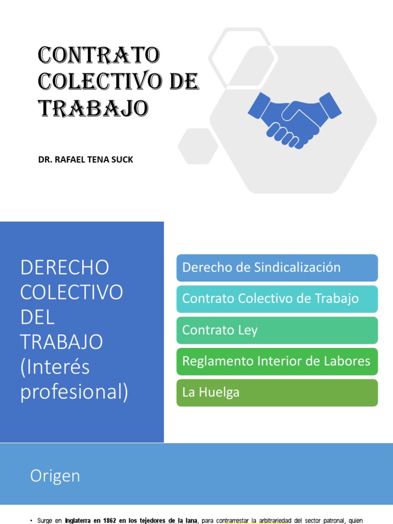 Contratos Colectivos y Sindicatos | PDF | Acuerdo colectivo | Sindicato