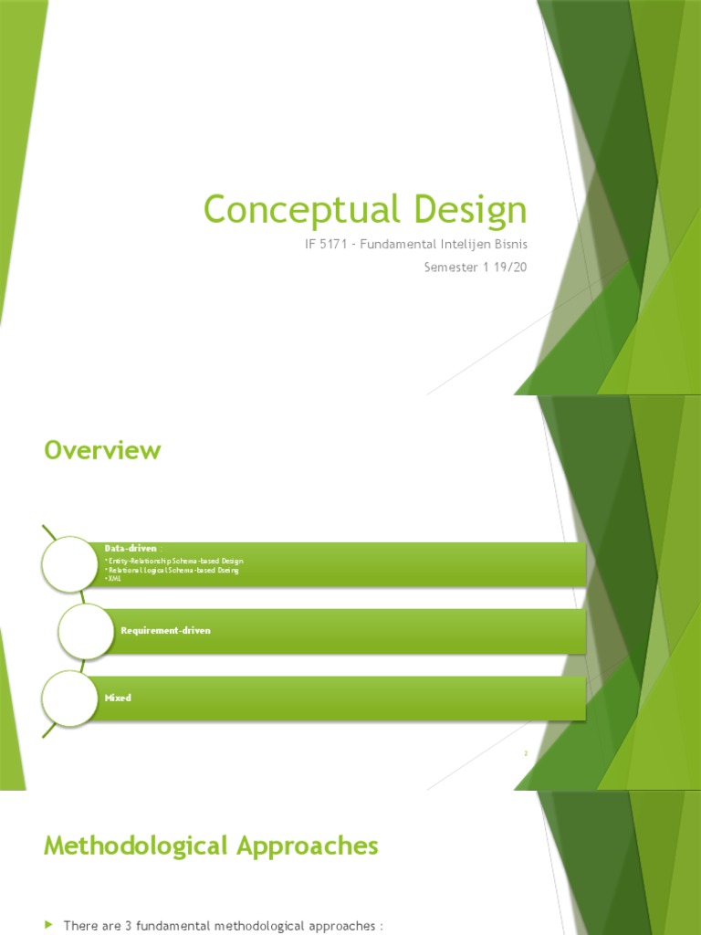 IF5171 13 Conceptual Design | PDF | Conceptual Model | Databases
