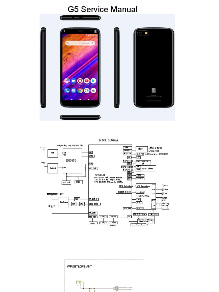 BLU G5 Diagramas File by | PDF | Telecommunications | Consumer Electronics