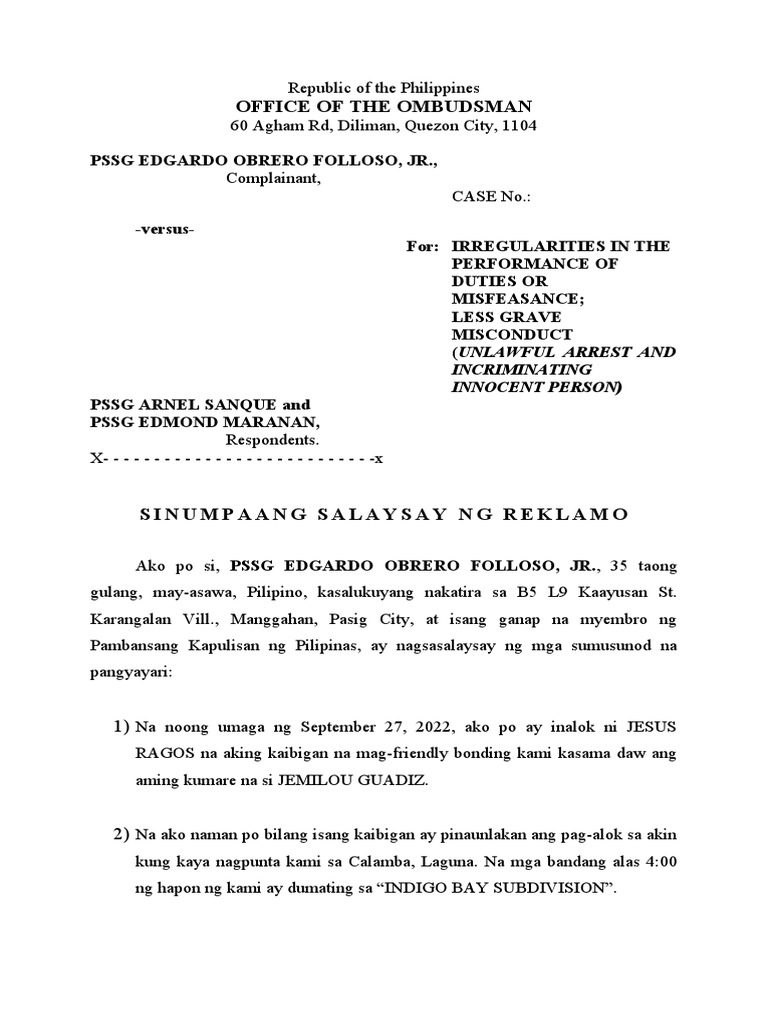 Complaint Ombudsman | PDF