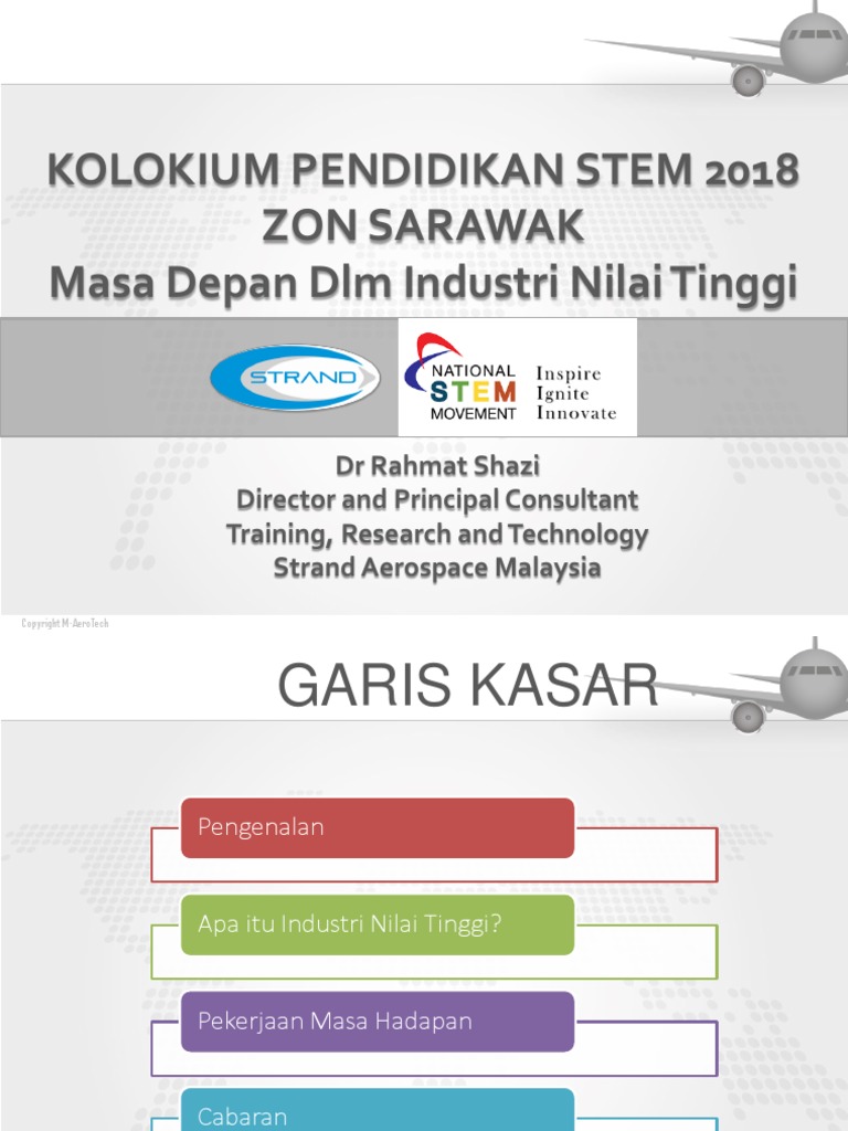 Keperluan Tenaga Kerja STEM - Kolokium KPM 2018 - Sarawak | PDF