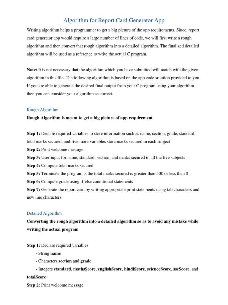 M1-Assignment Solution-Algorithm | PDF | Computer Program | Programming M1-Assignment Solution-Algorithm | PDF | Computer Program | Programming