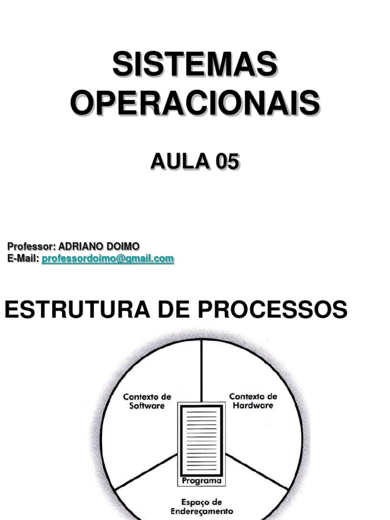 SO - Aula 05 - Ceketec | PDF | Processo (informática) | Thread ...