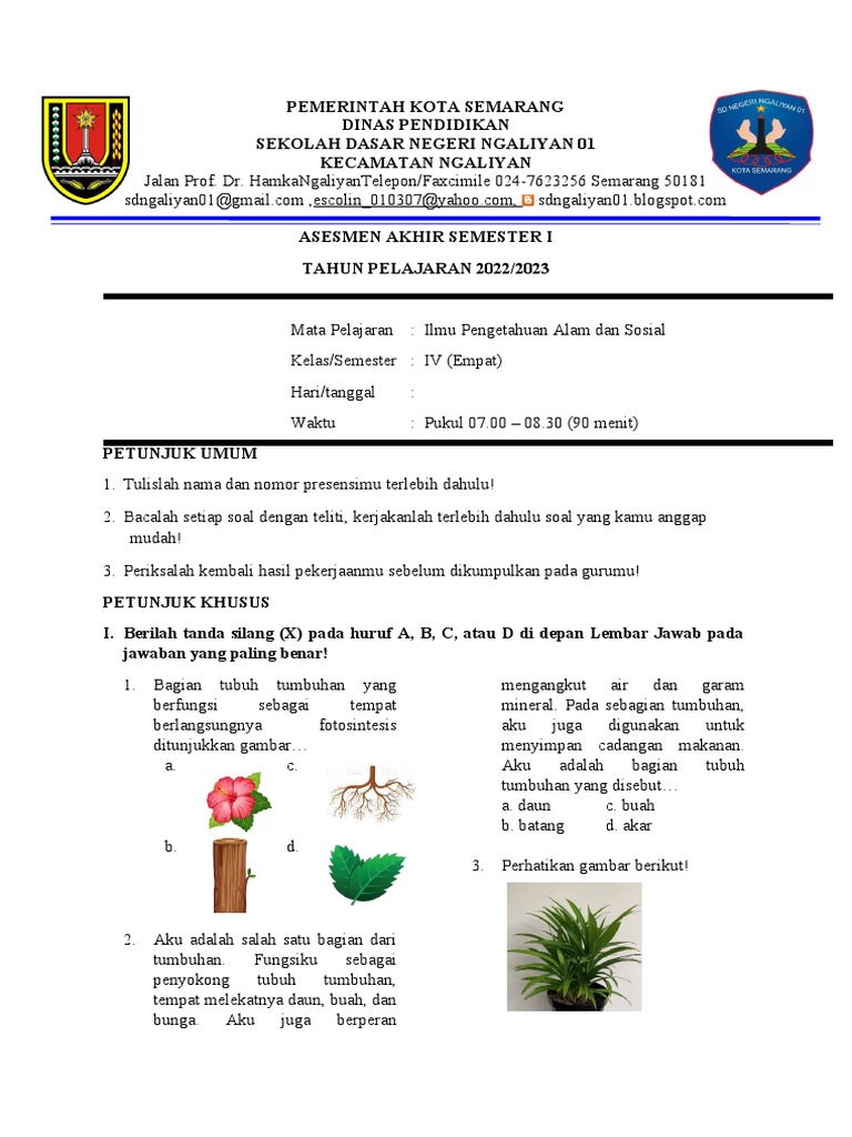 Soal Ipas Kelas 4 | PDF