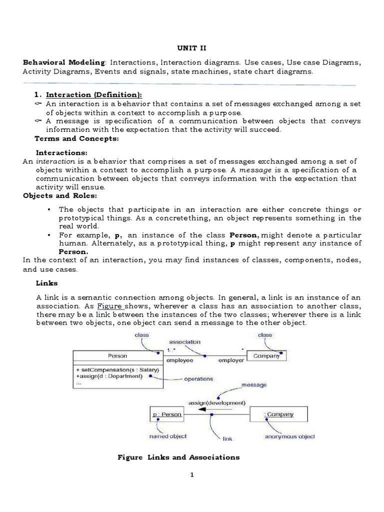 Uml Unit 2 Pdf Use Case Class Computer Programming 6721