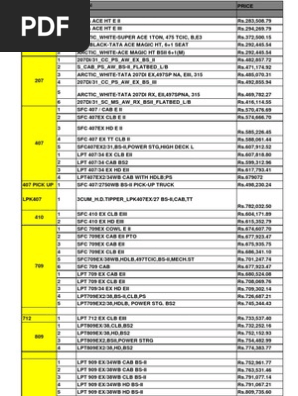 Tata Bus Models And Price List