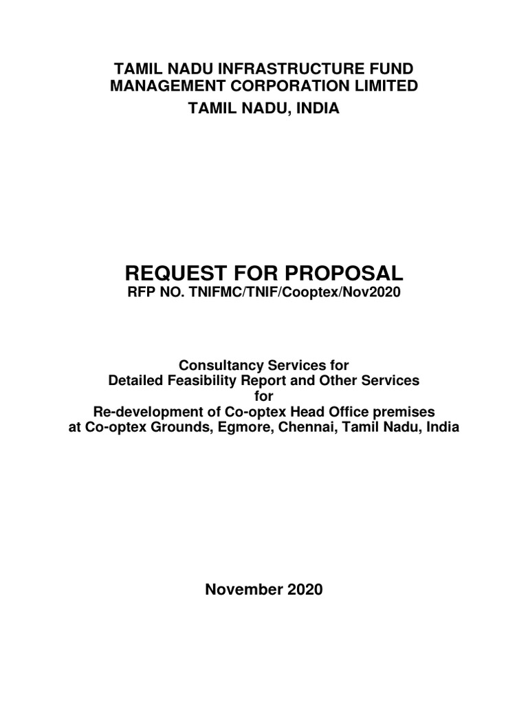 DPR Sample Arch | PDF | Request For Proposal | Bribery