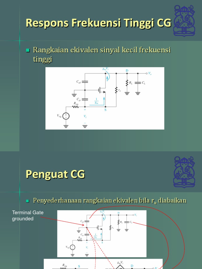 43 Respons Frekuensi - Respons Frekuensi CG Dan CB | PDF