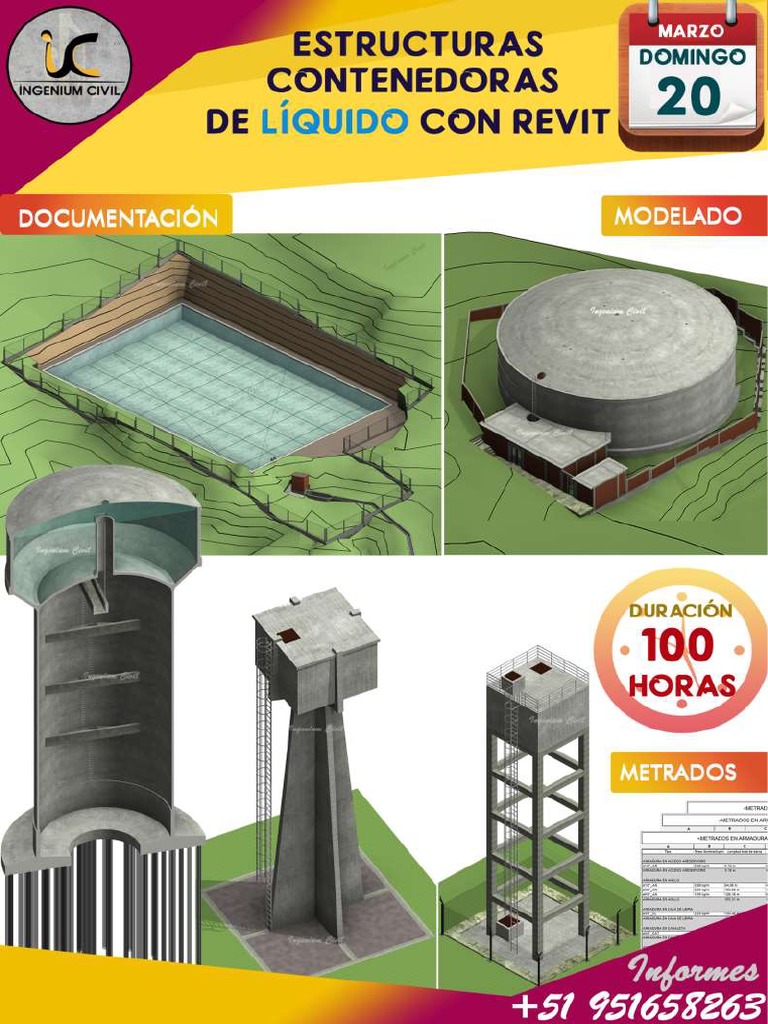 Ingenium Civil-Estructuras Contenedoras de Líquido | PDF