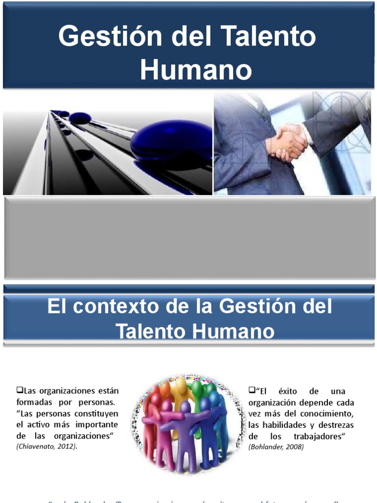 Gestion Talento Humano | Descargar gratis PDF | Gestión del talento | Evaluación de desempeño