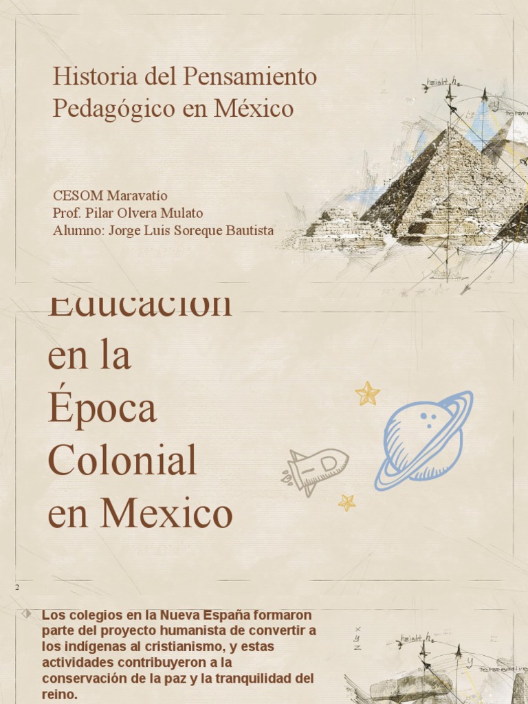 Educacion en La Epoca Colonial | PDF | Nueva españa