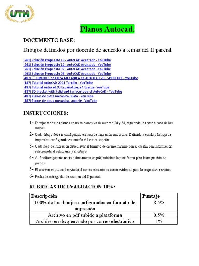 Planos Autocad 2 y 3d | PDF