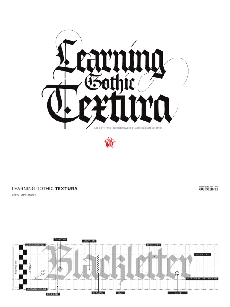 Mastering Gothic Textura Lettering | PDF
