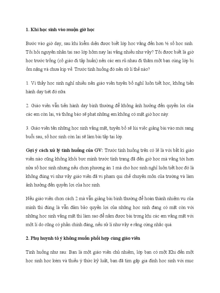 Xay Dung Tinh Huong | PDF