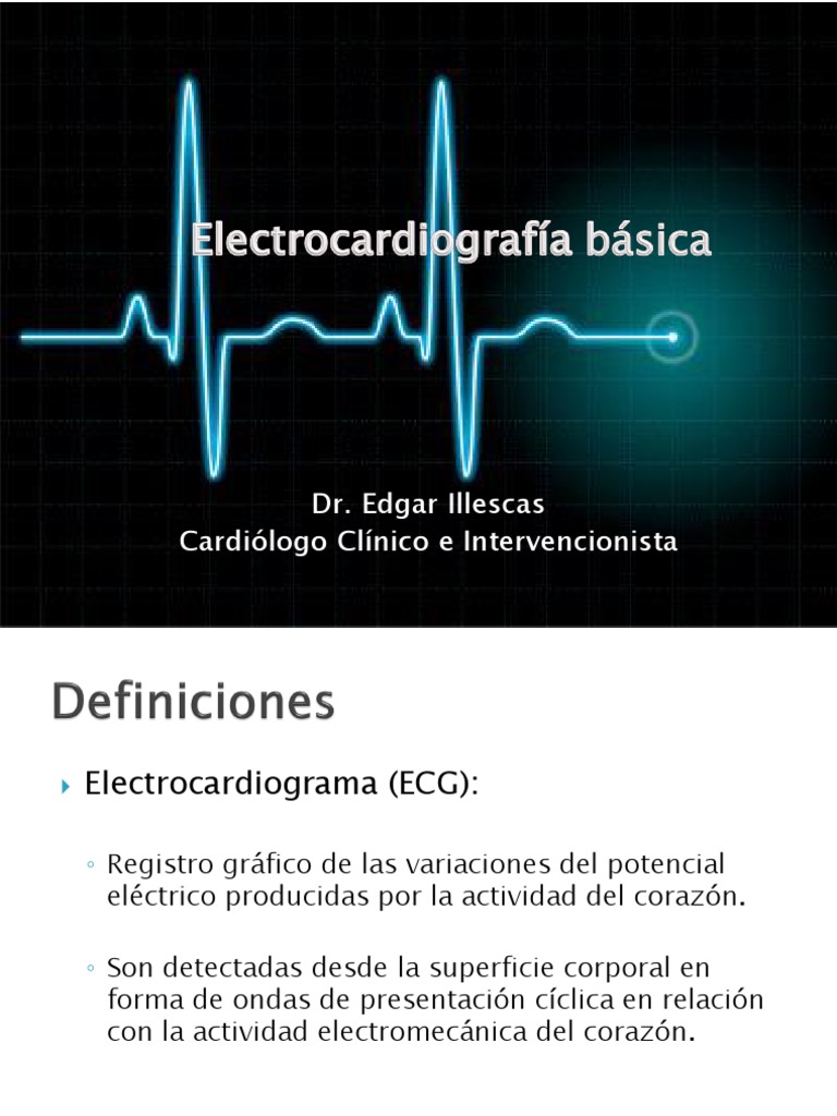 Dr. Edgar Illescas Cardiólogo Clínico e Intervencionista | PDF ...