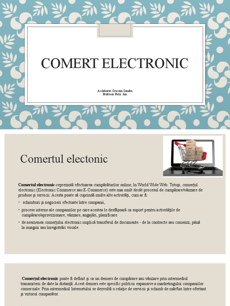 Comert Electronic Otc | PDF