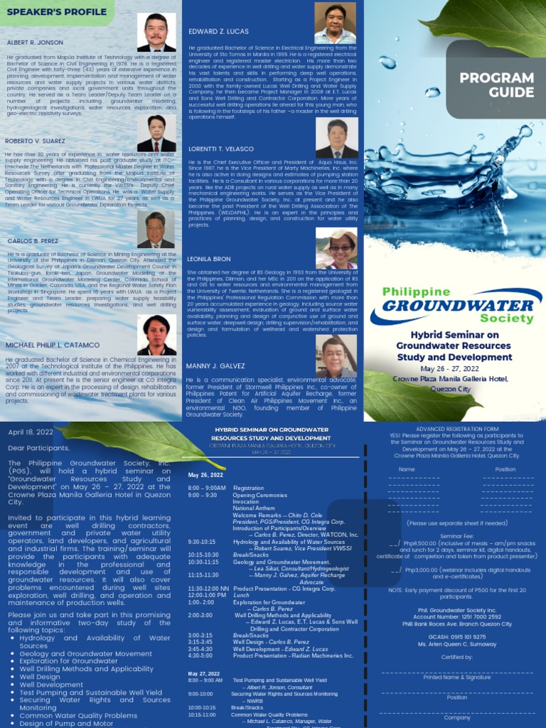 PGS Brochure | PDF | Groundwater | Engineering